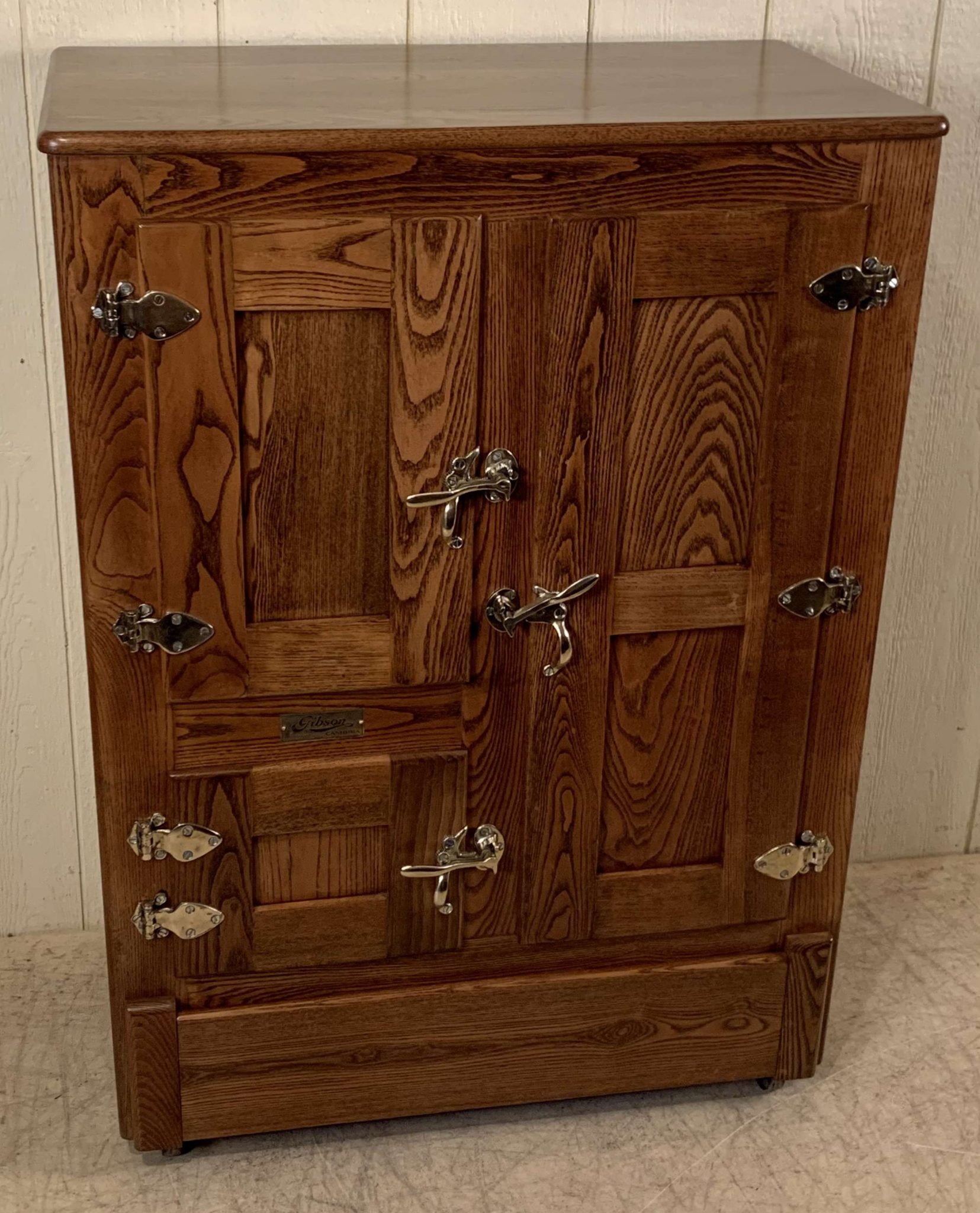 Antique 3-Door Ice Box - Doug Schmitt Antiques