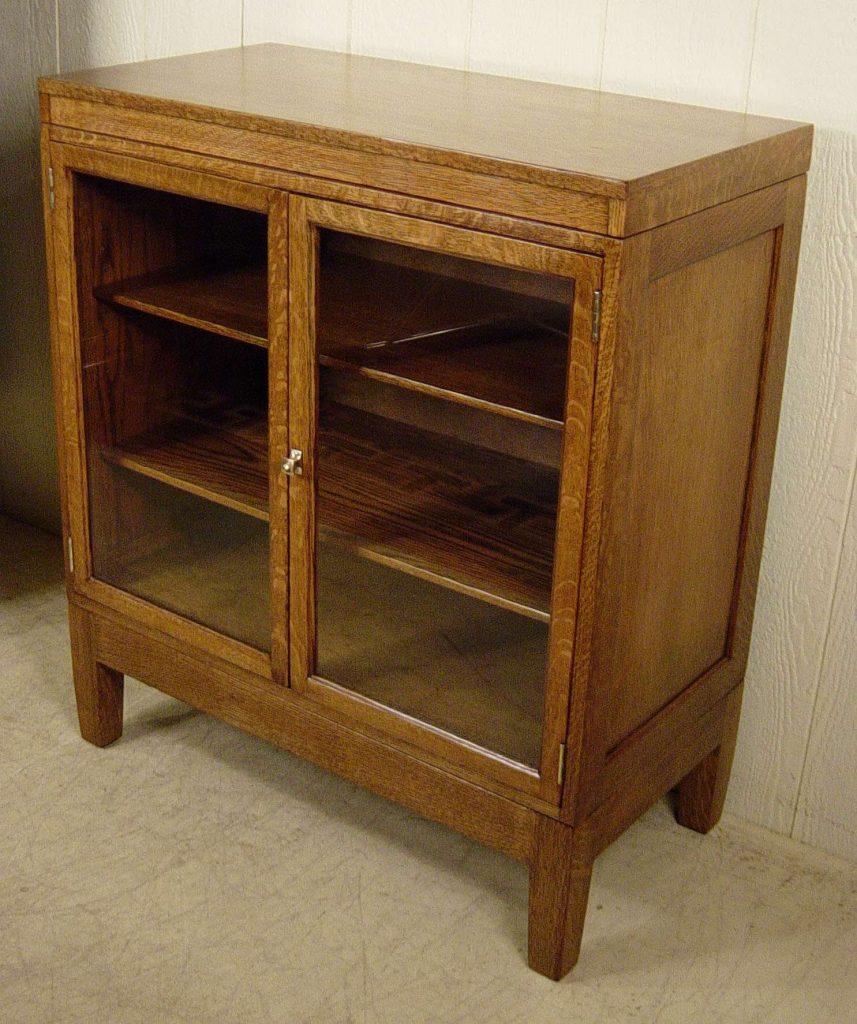 Oak Two-Door Extra Deep Stacking Bookcase - Doug Schmitt Antiques