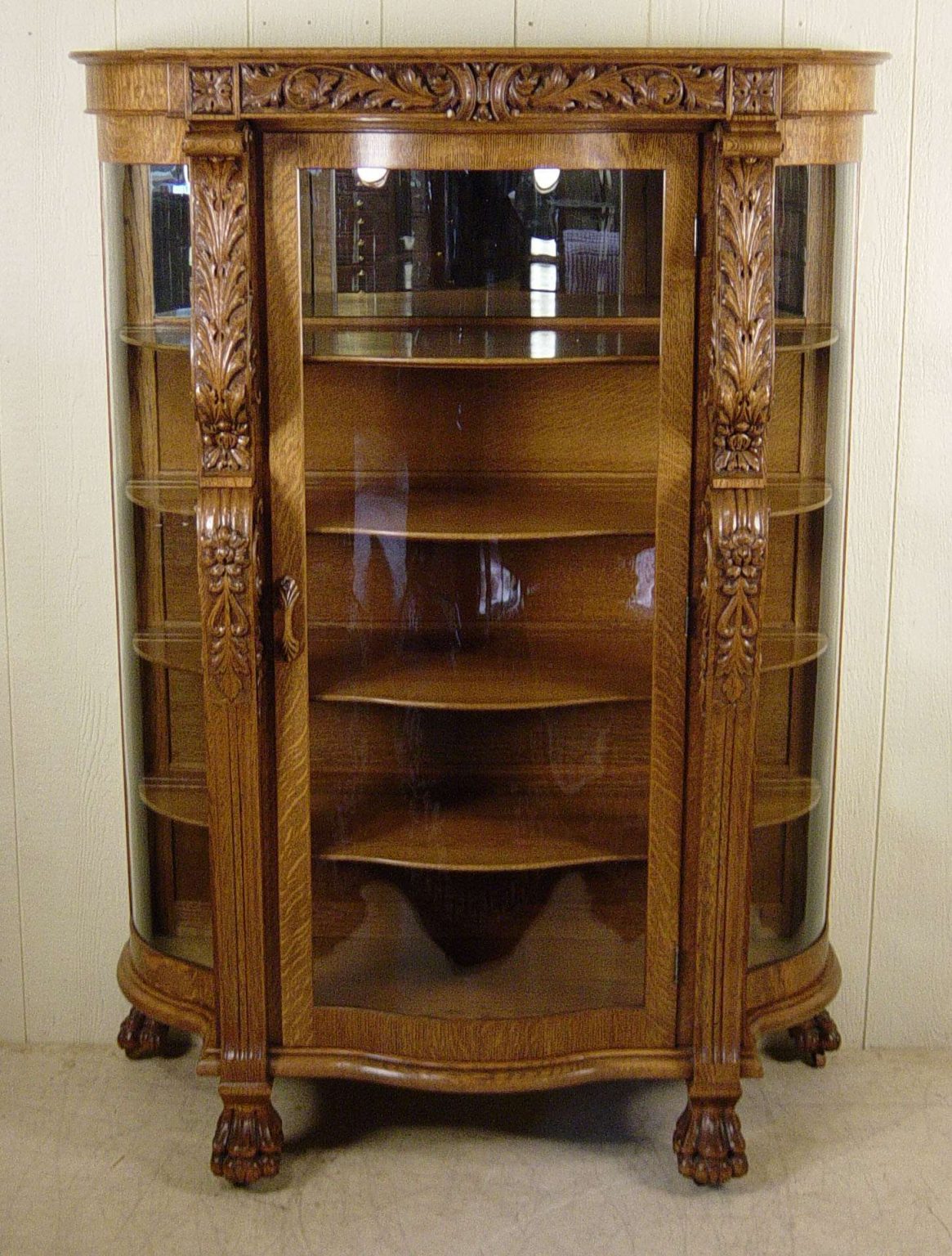 OAK CURIO CABINET - Doug Schmitt Antiques