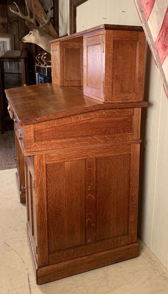 Oak Railroad Desk - Doug Schmitt Antiques