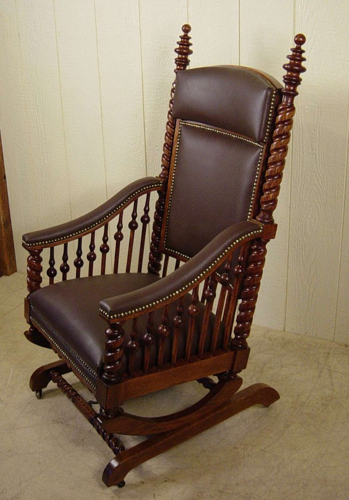 Signed Hunzinger Platform Rocker - Doug Schmitt Antiques