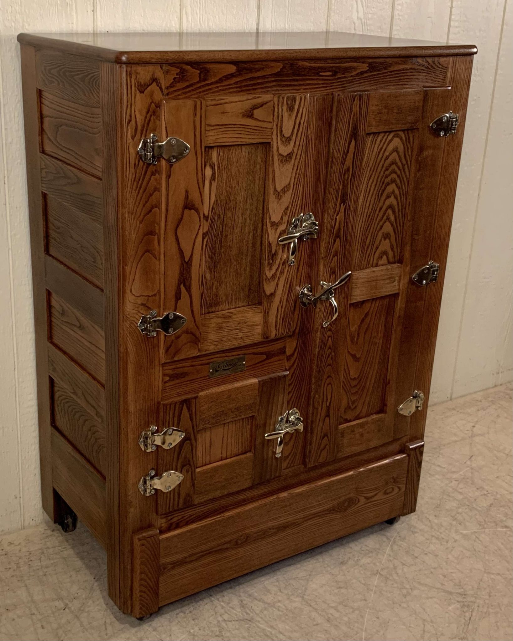 Antique 3-Door Ice Box - Doug Schmitt Antiques