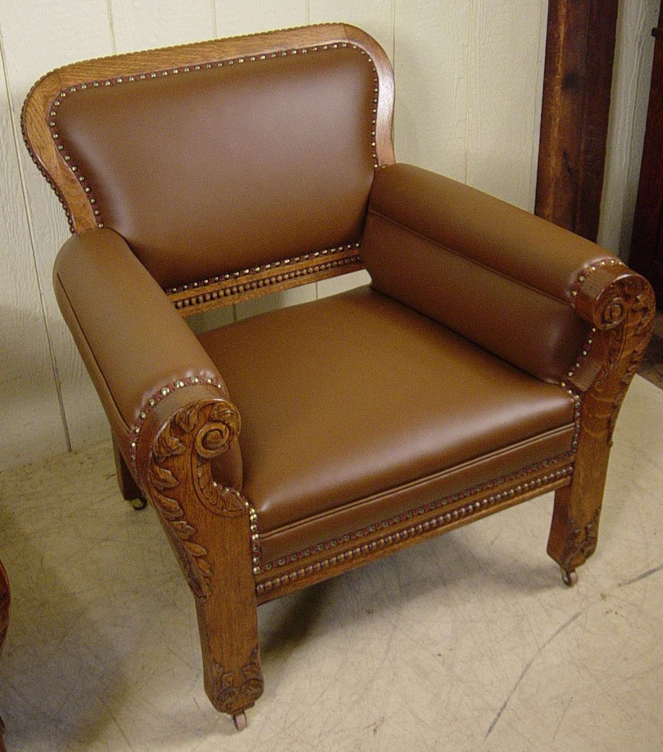Very Rare 3 Piece Oak Parlor Set - Doug Schmitt Antiques