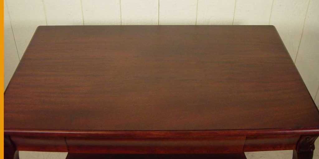 Mahogany Claw foot Library Table - Doug Schmitt Antiques