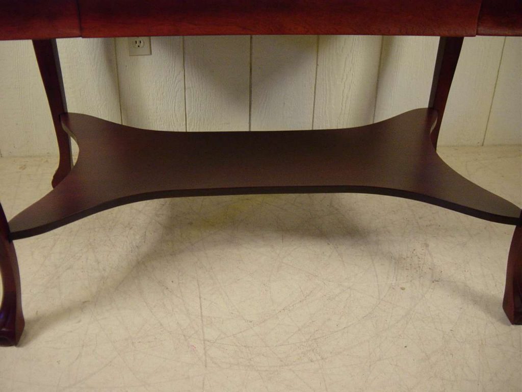 Mahogany Claw foot Library Table - Doug Schmitt Antiques