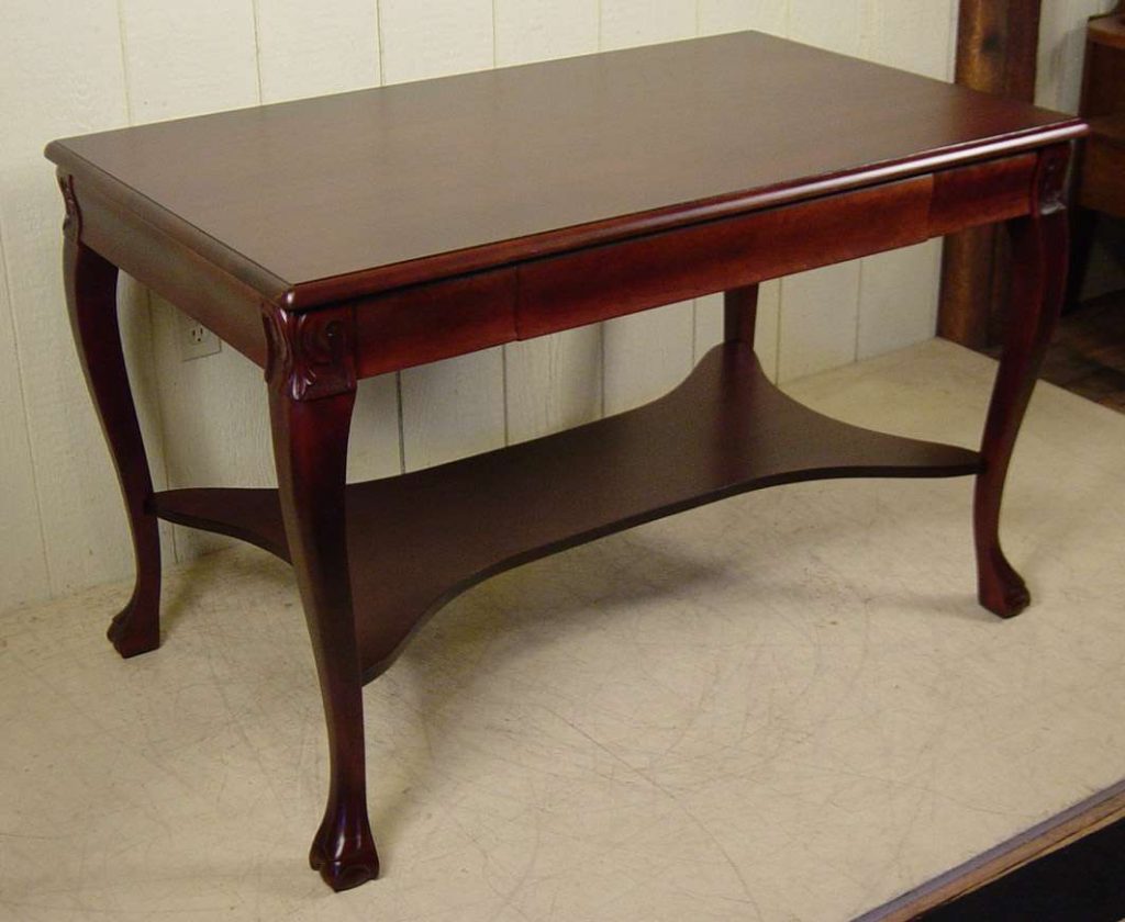 Mahogany Claw foot Library Table - Doug Schmitt Antiques