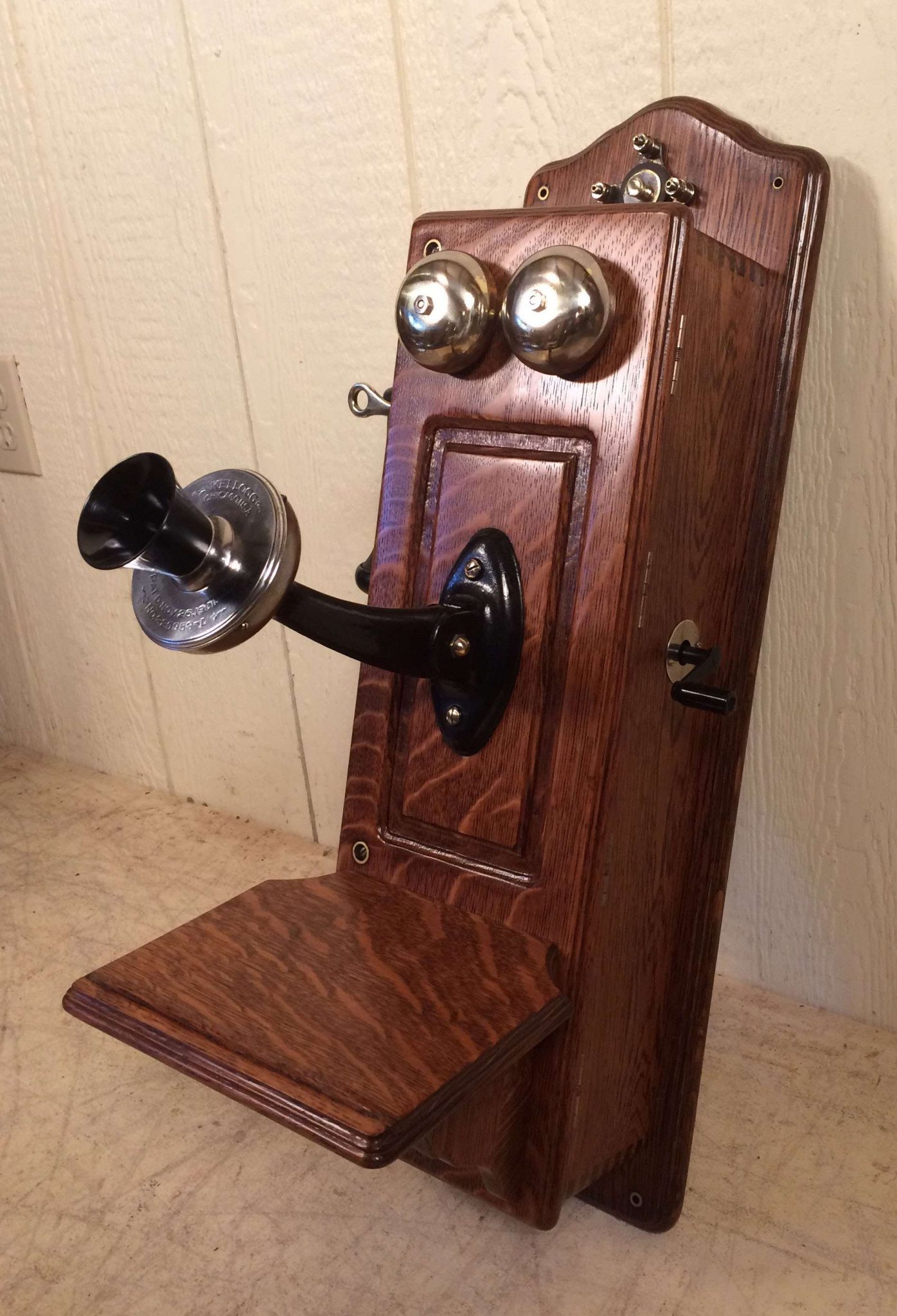 Oak Telephone - Doug Schmitt Antiques