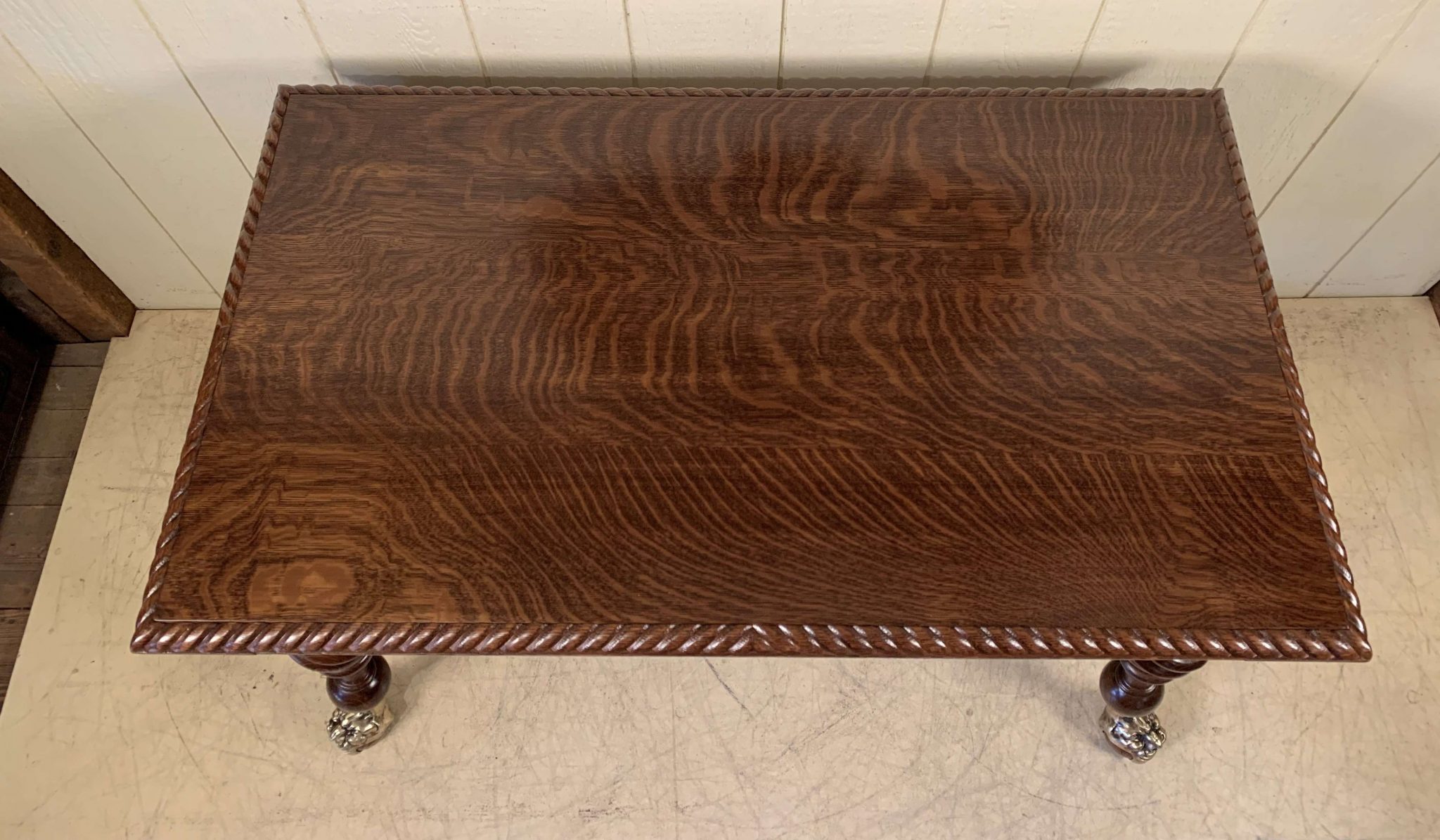 Oak Merklen Brothers Library Table - Doug Schmitt Antiques