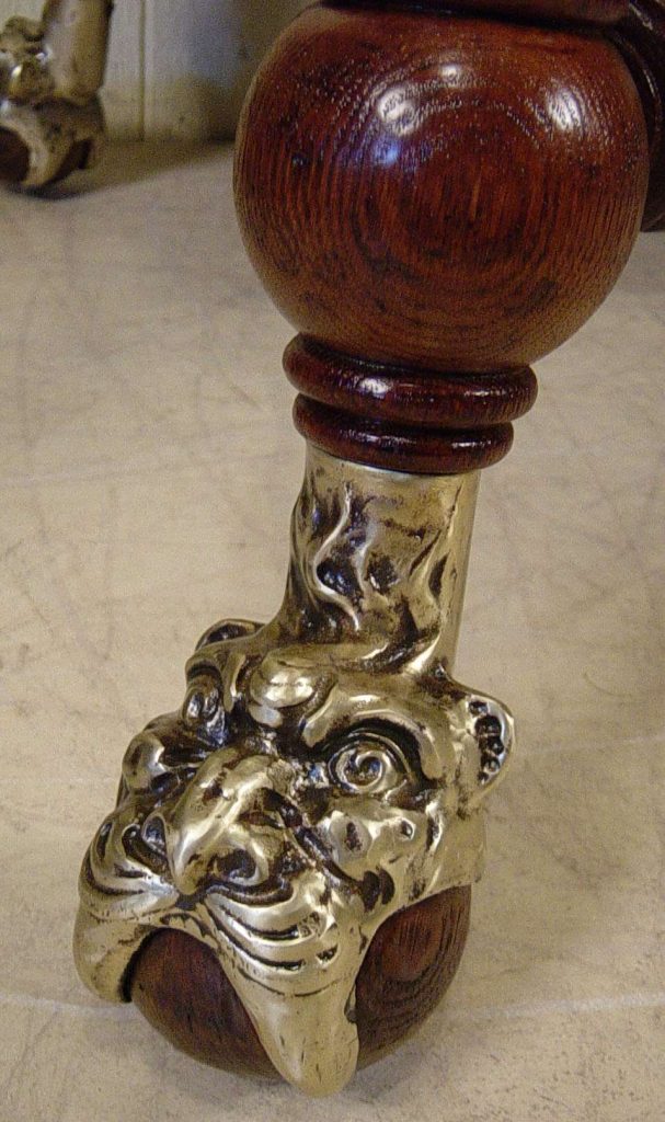 Merklen Brothers Oak Library Table - Doug Schmitt Antiques