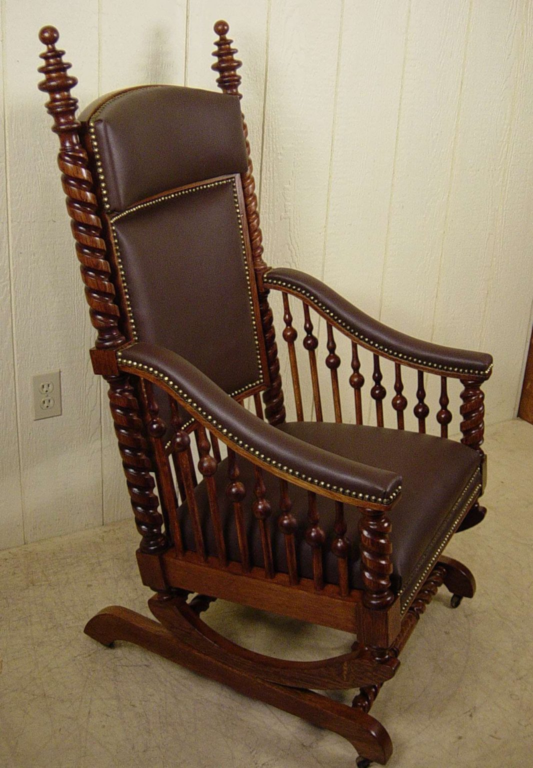 Signed Hunzinger Platform Rocker - Doug Schmitt Antiques