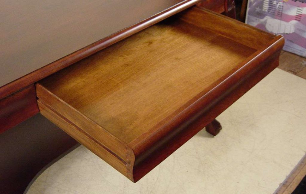 Mahogany Claw foot Library Table - Doug Schmitt Antiques