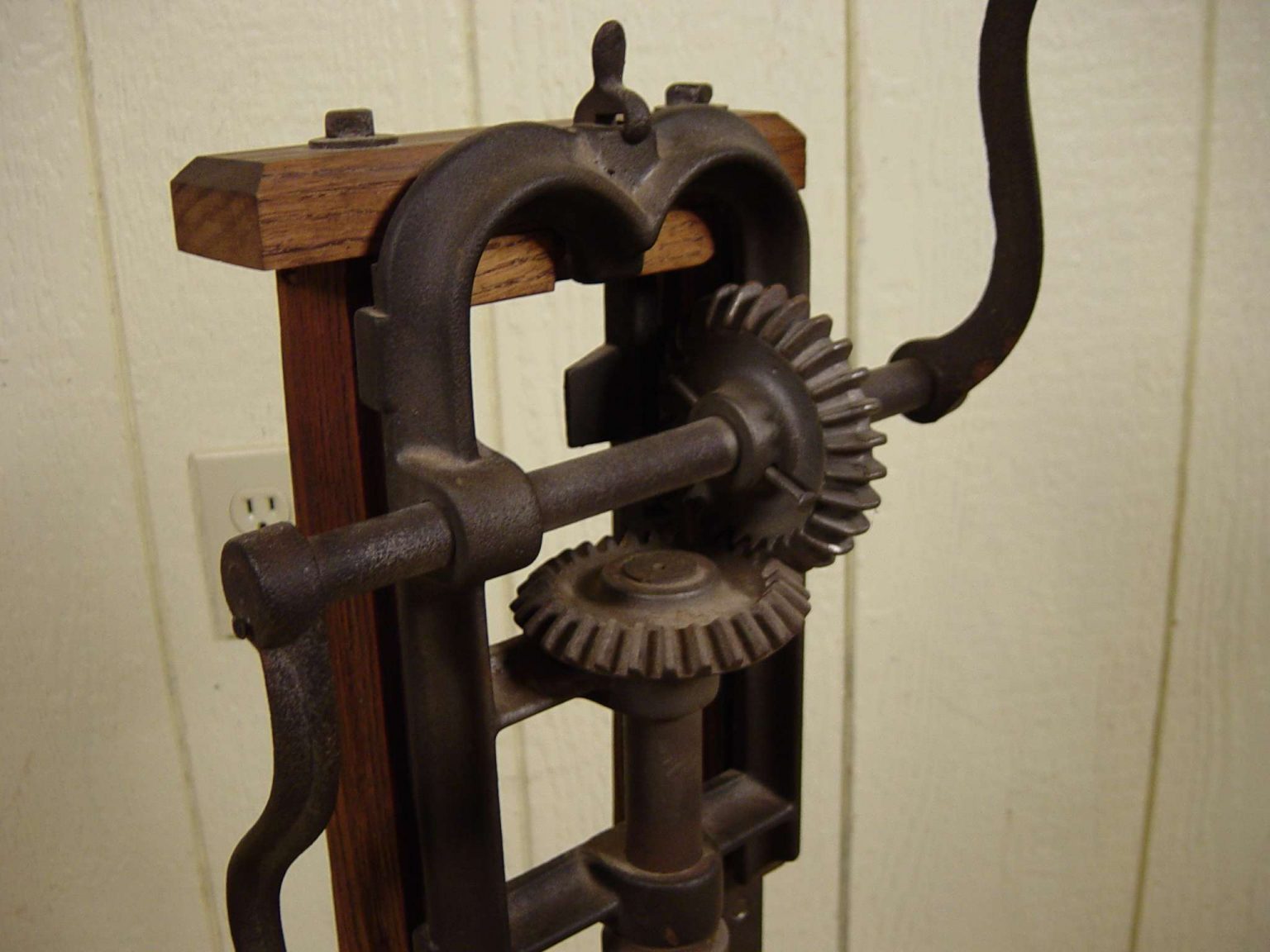 Early Auger/Drill Press - Doug Schmitt Antiques