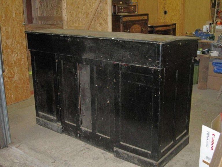 OAK RAILROAD DESK - Doug Schmitt Antiques