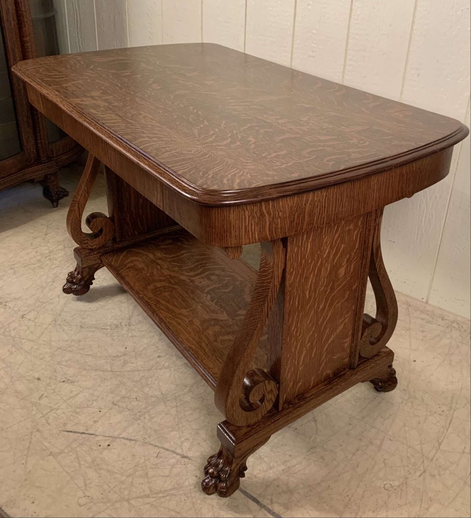 Oak Library Table - Doug Schmitt Antiques