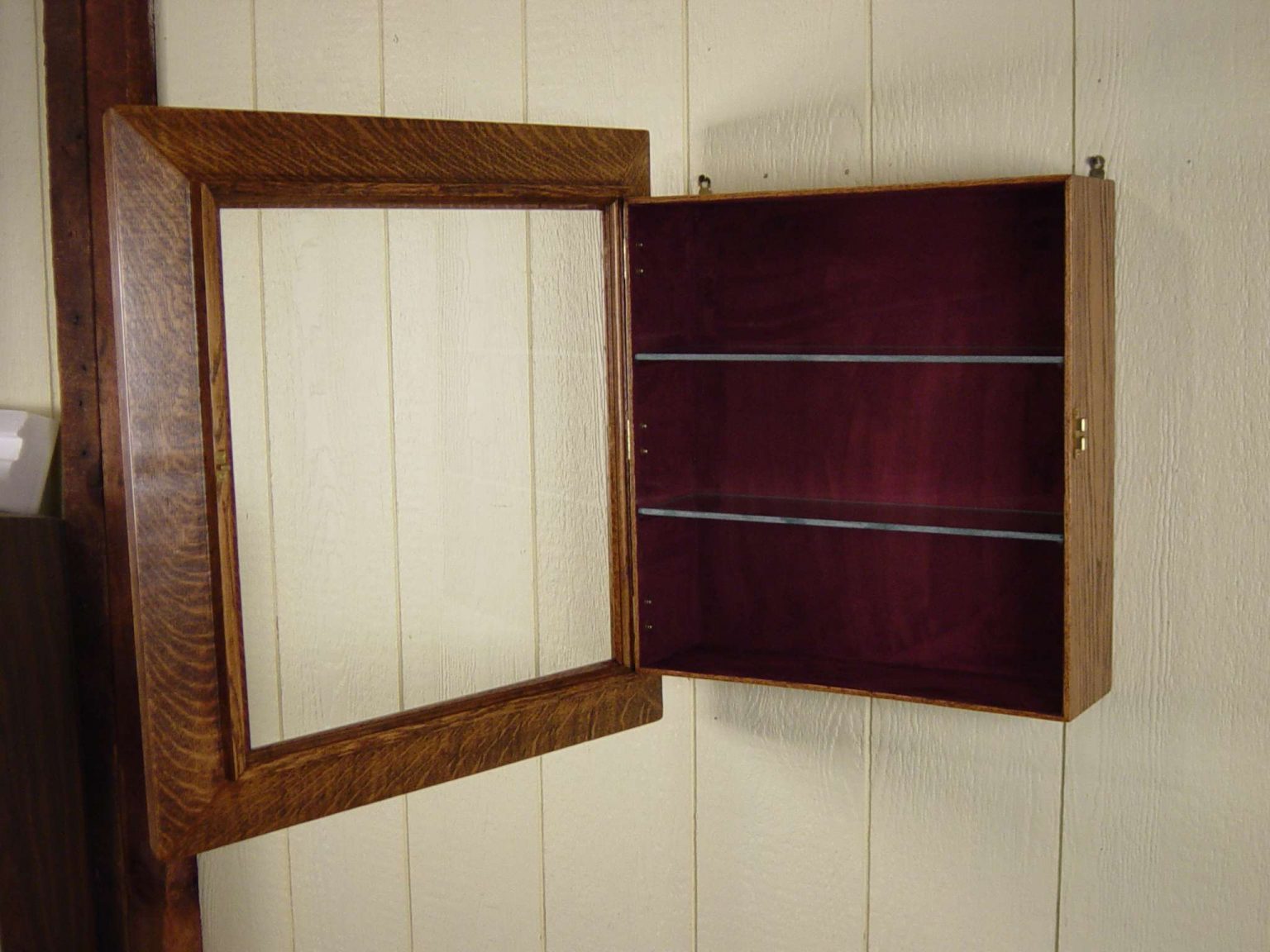 Oak Shadow Box - Doug Schmitt Antiques
