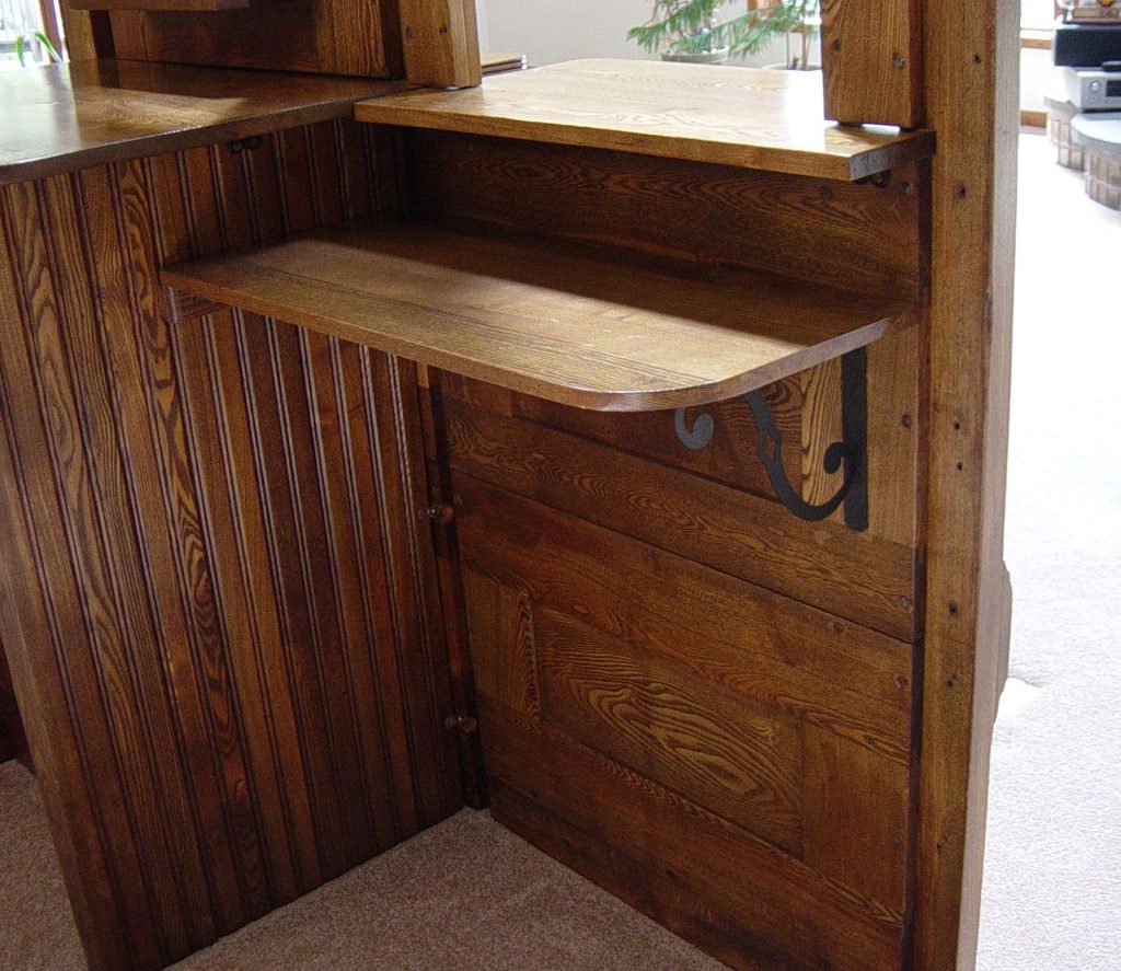 Chestnut 1890's Post Office Three-Section Unit - Doug Schmitt Antiques