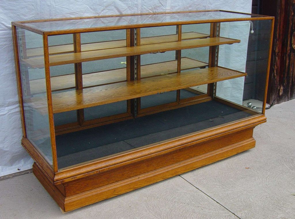 Oak & Glass Showcase/Display Case - Doug Schmitt Antiques