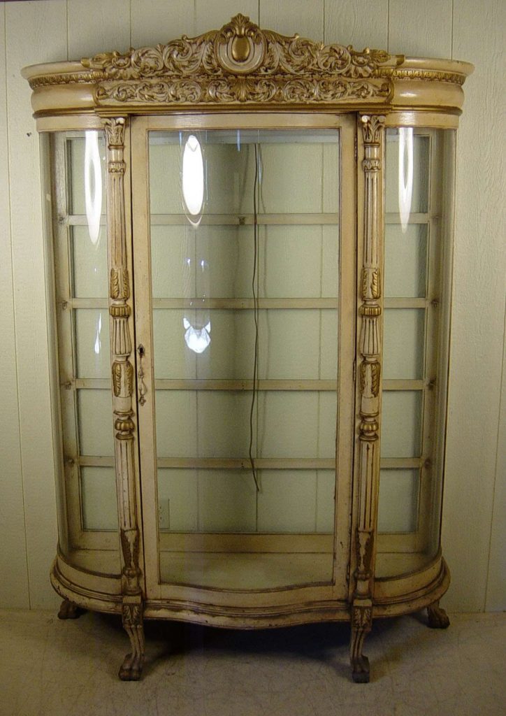 Large Oak China Cabinet - Doug Schmitt Antiques
