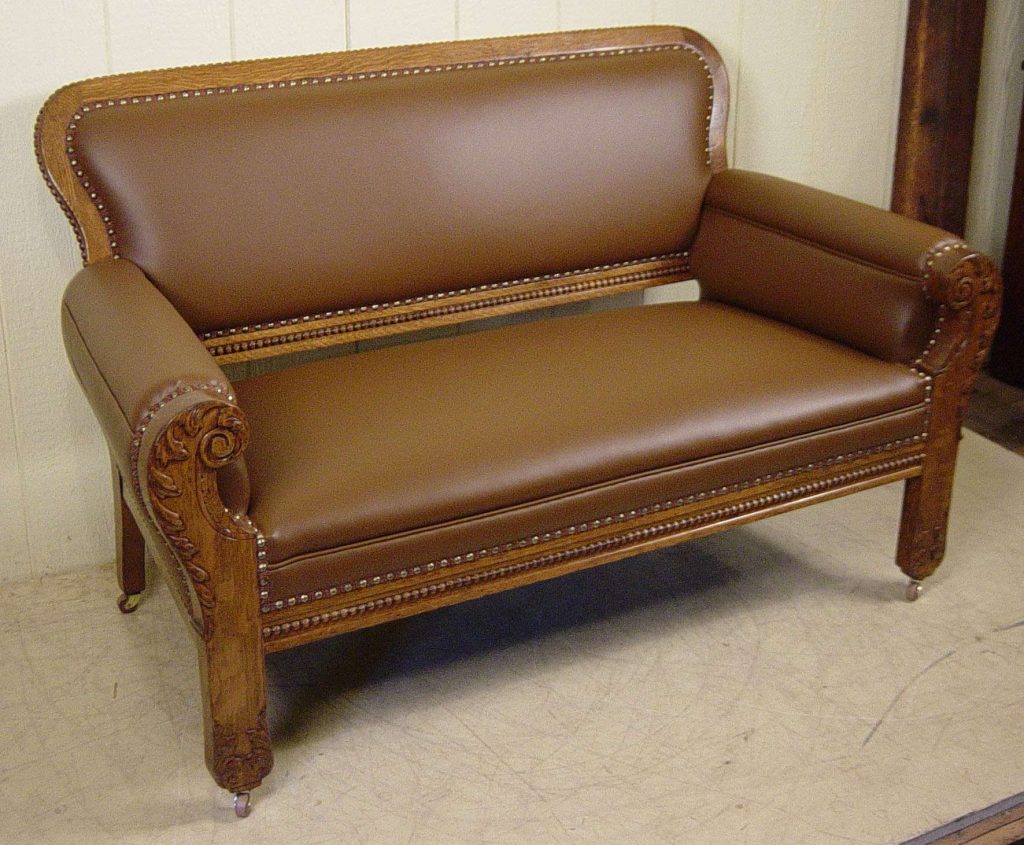 Very Rare 3 Piece Oak Parlor Set - Doug Schmitt Antiques