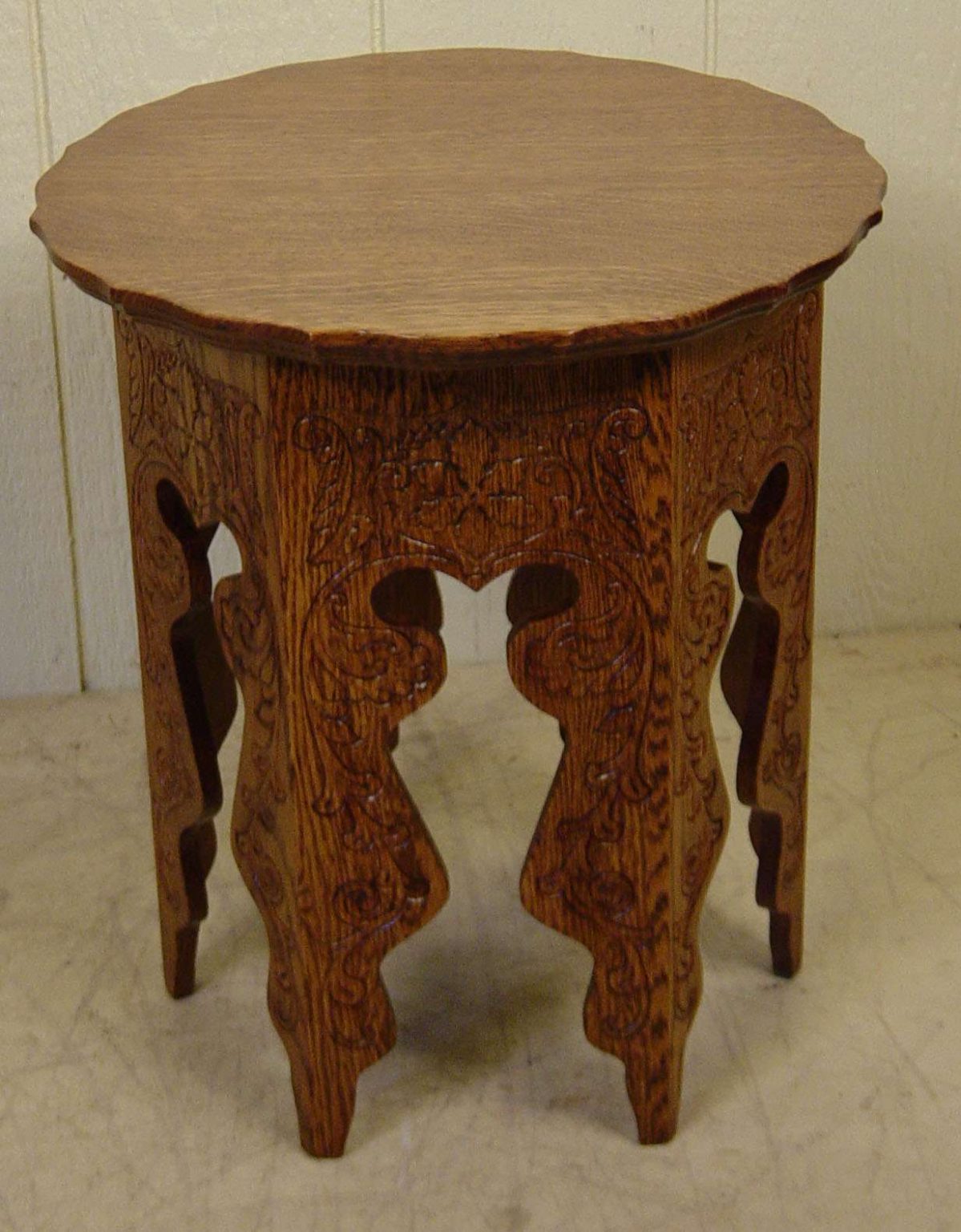 Oak Taboret/ Fern Stand - Doug Schmitt Antiques