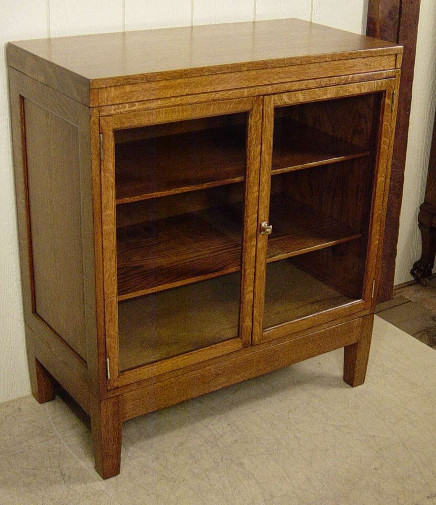 Oak Two-Door Extra Deep Stacking Bookcase - Doug Schmitt Antiques