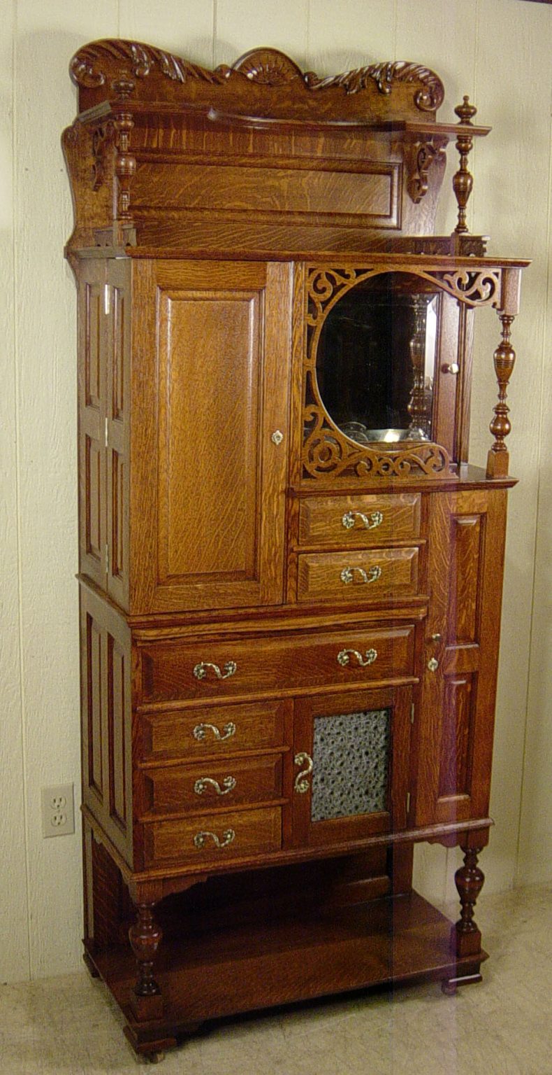 Ransom & Randolph Oak Dental Cabinet - Model #75 - Doug Schmitt Antiques