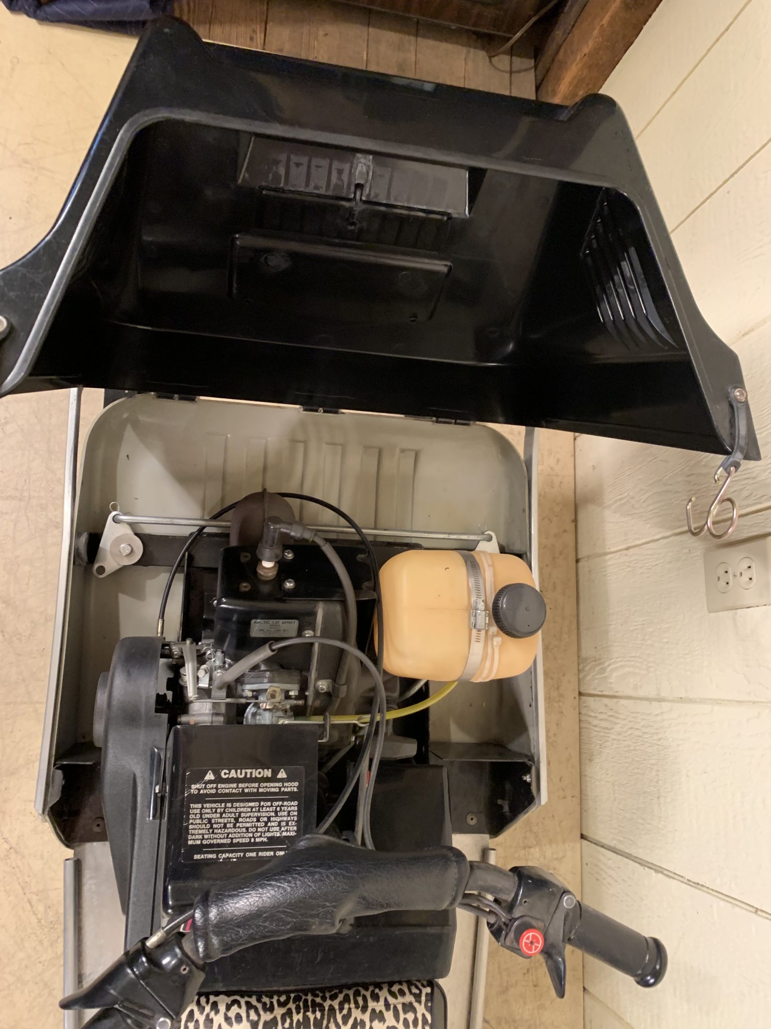 1977 Arctic Cat Kitty Kat Youth Snowmobile - Doug Schmitt Antiques